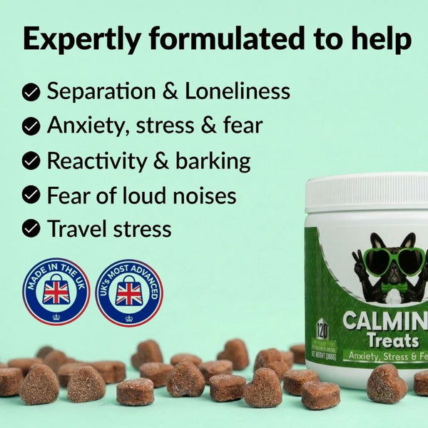 Calming Natural Treats For Dogs (Stress & Anxiety) - NutriPaw